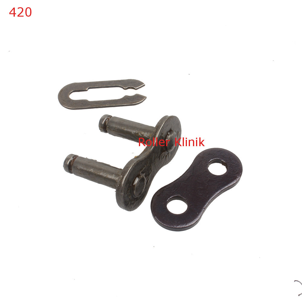 Kettenschloss für 420er Kette ATV, Quad, DirtBike, Bike, Choho Typ 420 ...